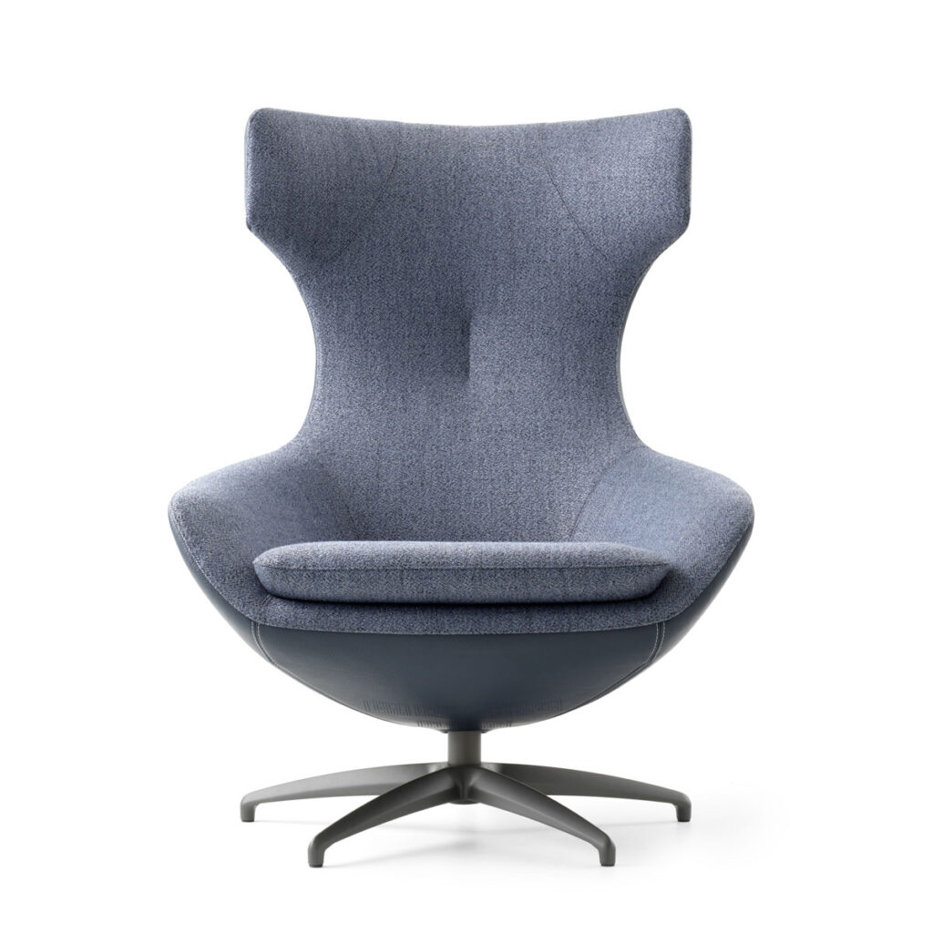 Caruzzo Armchair & Ottoman – Mobili Mobel